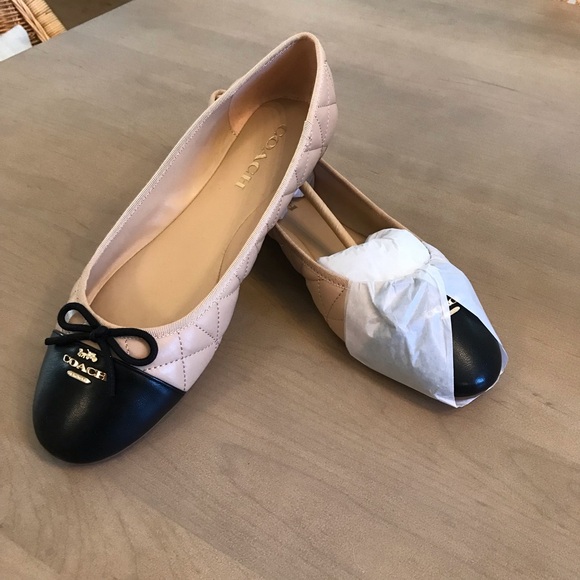 Coach | Shoes | Coach Allyson Quilted Ballet Flats Nwot | Poshmark